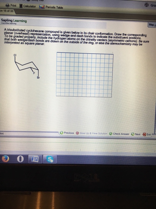 Solved A trisubstituted cyclohexane compound is given below | Chegg.com
