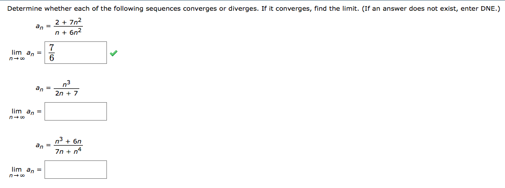 Solved Determine Whether Each Of The Following Sequences