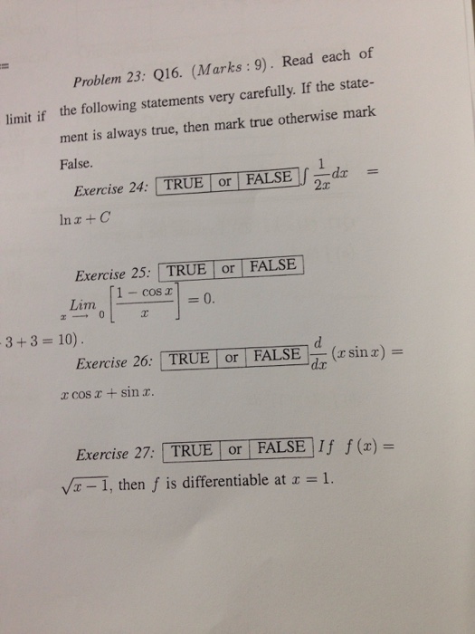 Solved Read each of the following statements very | Chegg.com