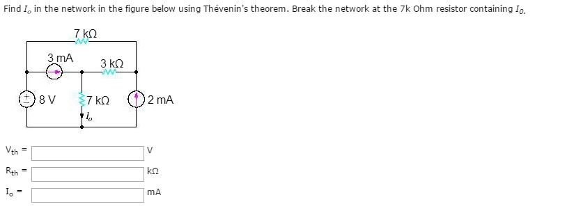 Solved Find I0 in the network in the figure below using | Chegg.com