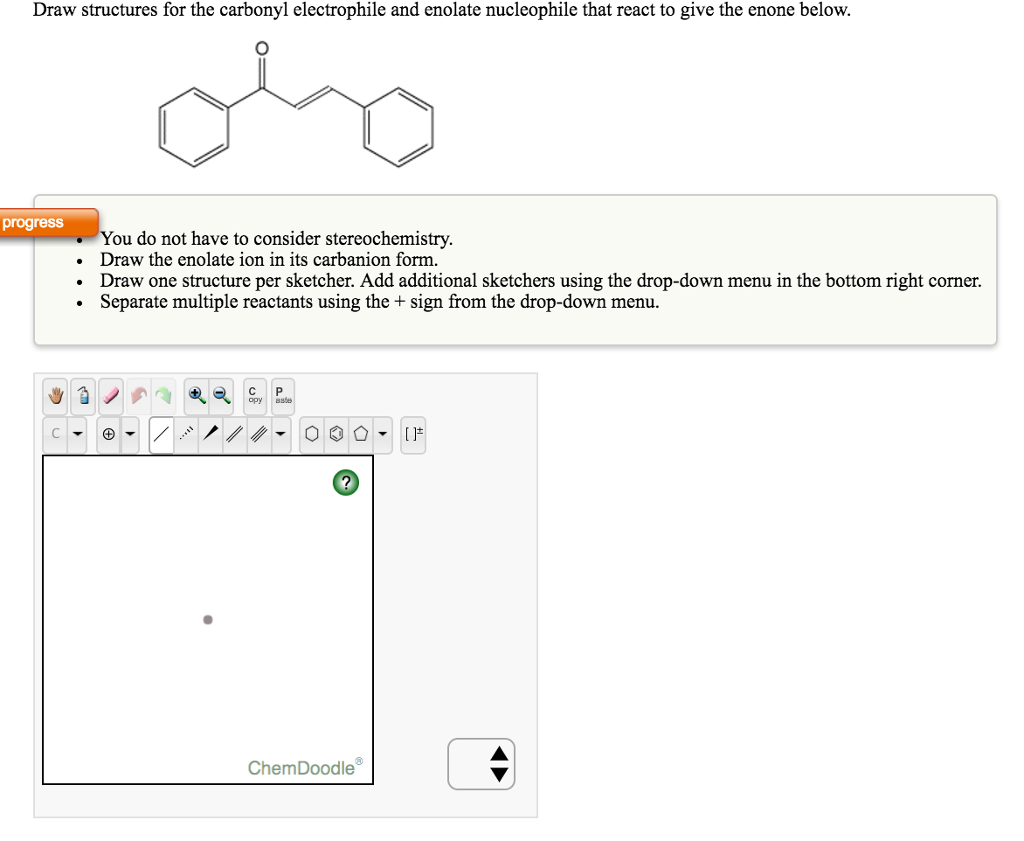 Solved Draw structures for the carbonyl electrophile and | Chegg.com