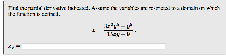 Solved Find the partial derivative indicated. Assume the | Chegg.com