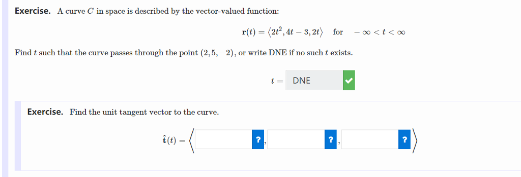 Solved Exercise. A curve C in space is described by the | Chegg.com