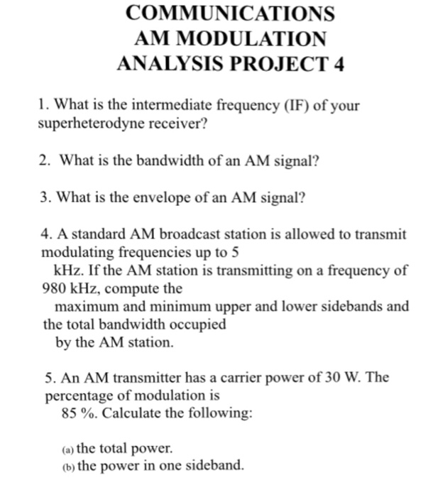Solved COMMUNICATIONS NOISE IN COMMUNICATIONS ANALYSIS | Chegg.com