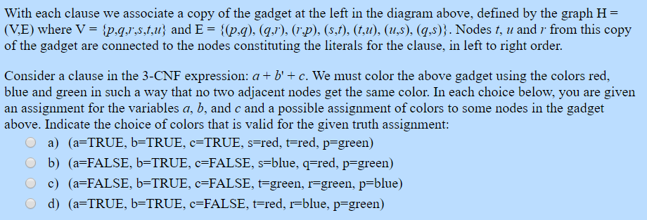 Solved 5. The graph k-coloring problem is defined as | Chegg.com