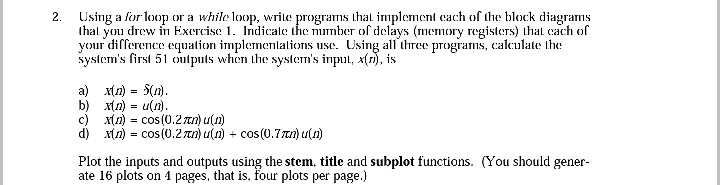 Exercises For Exercises 1-3, use the discrete system | Chegg.com