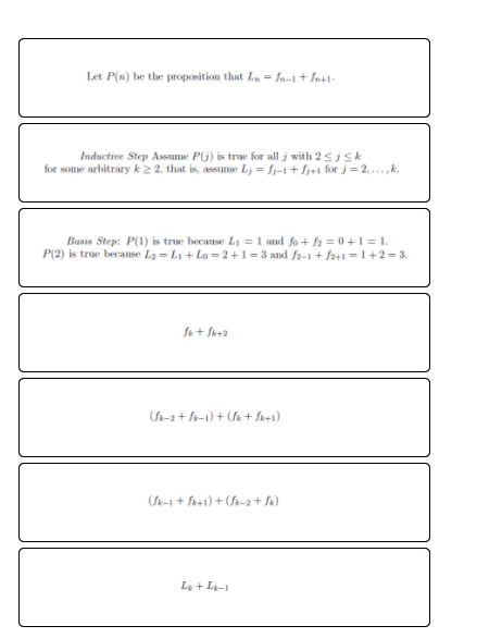 Solved The Lucas numbers satisfy the recurrence relation | Chegg.com