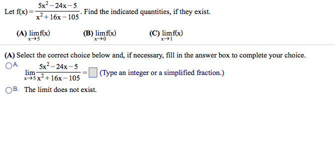 Solved Let F x 5x 2 24x 5 x 2 16x 105 Find The Indicated Chegg solved-let-f-x-5x-2-24x-5-x-2-16x-105-find-the-indicated-chegg