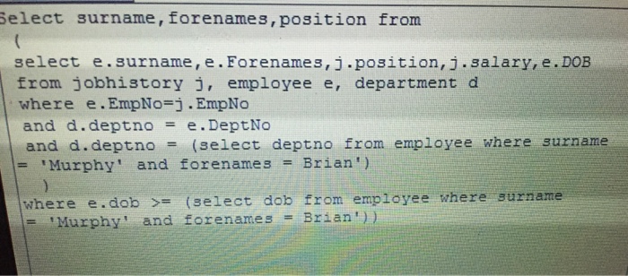 Solved List all employees by their full names with their | Chegg.com