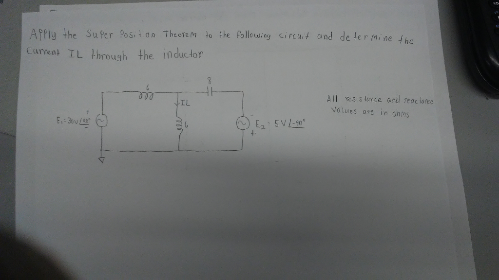 Solved Apply the Super Position Theorem to the following | Chegg.com