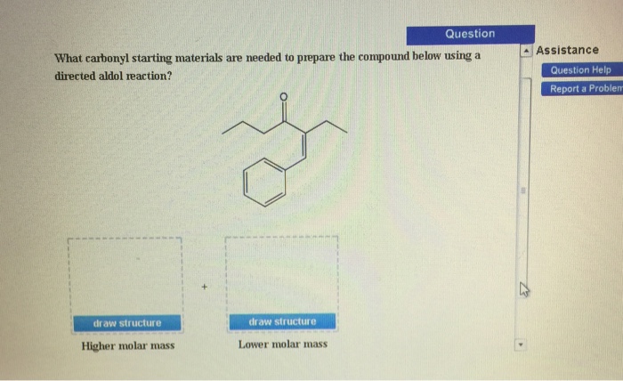 Solved What carbonyl starting materials are needed to | Chegg.com