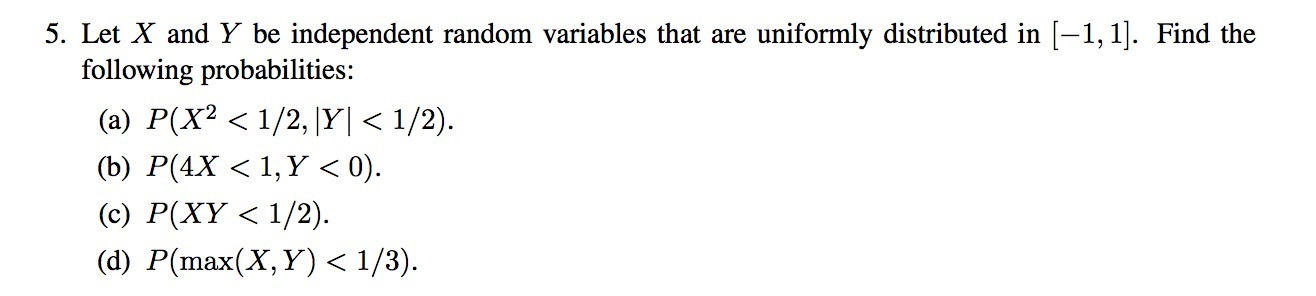 Solved Let X And Y Be Independent Random Variables That Are 