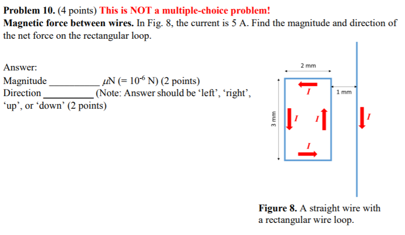 Solved Problem 10. (4 points) This is NOT a multiple-choice | Chegg.com