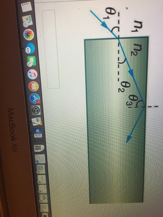 Solved The figure below shows light entering crown glass (n | Chegg.com