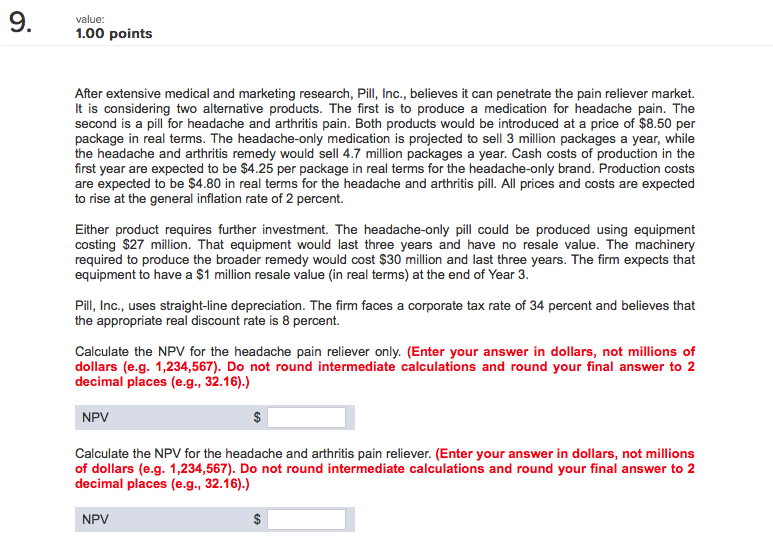 Solved After extensive medical and marketing research, Pill, | Chegg.com