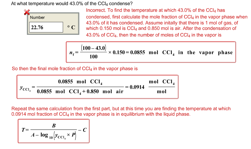 Solved A gaseous mixture containing 0.150 mol fraction of | Chegg.com