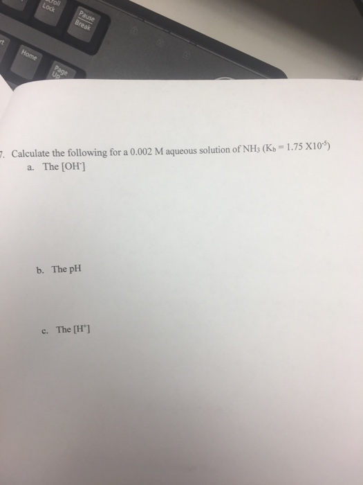 Solved Calculate the following for a 0.002 M aqueous | Chegg.com