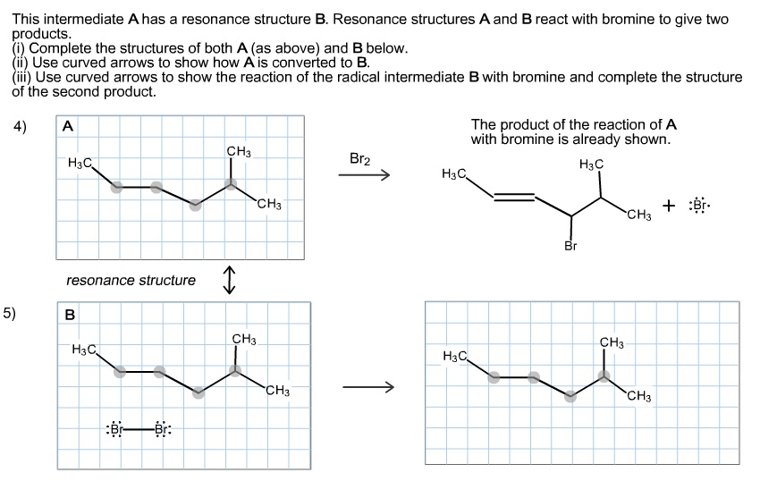 Solved This intermediate A has a resonance structure B. | Chegg.com