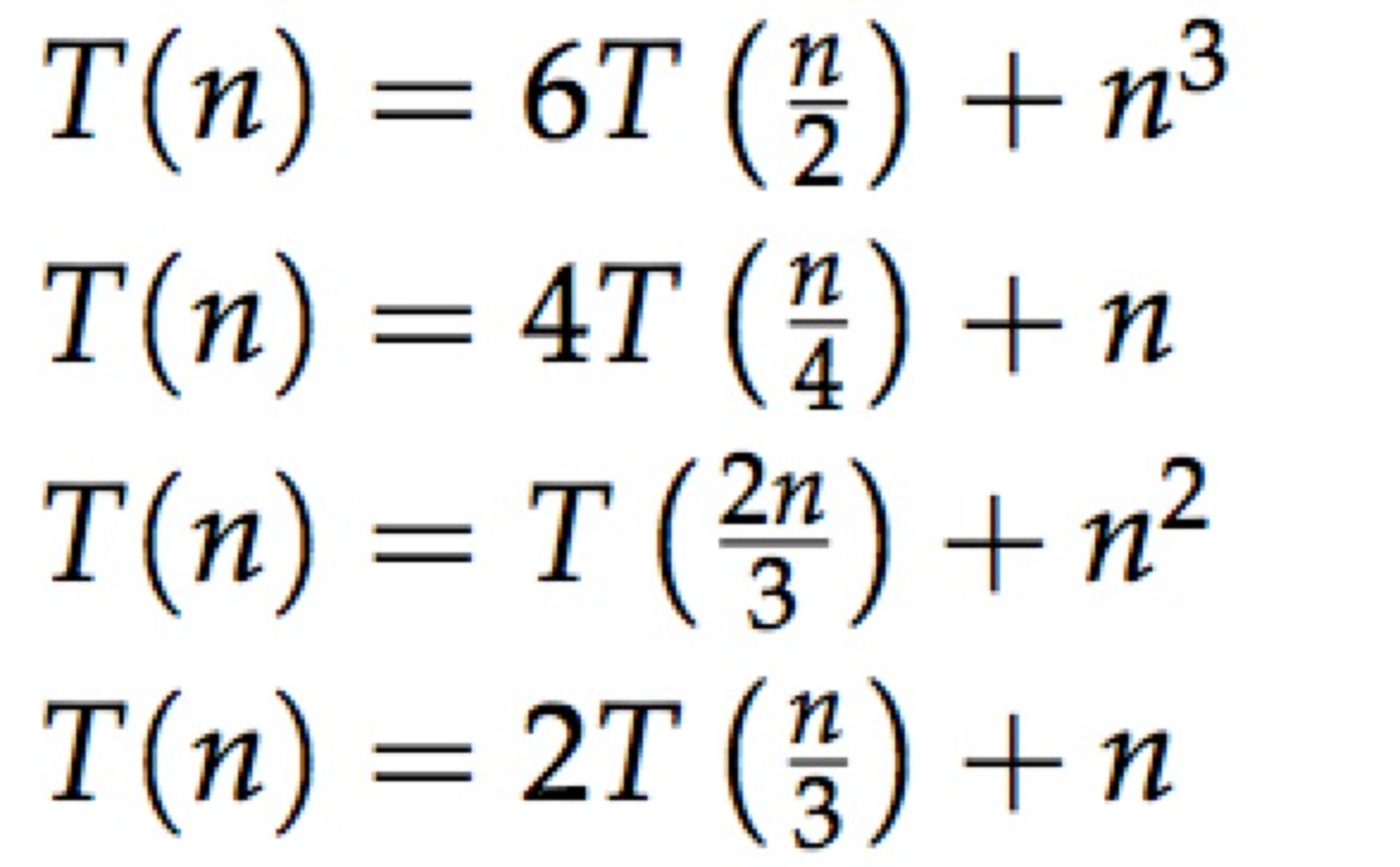 Solved Solve the following recurrences using recursion tree | Chegg.com Solved Solve the following recurrences using recursion tree | Chegg.com