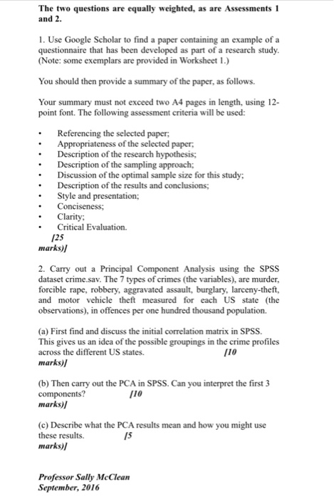 Use Google Scholar to find a paper containing an | Chegg.com