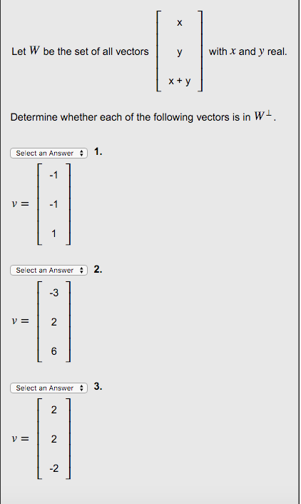Let W Be The Set Of All Vectors [x Y X Y] With X