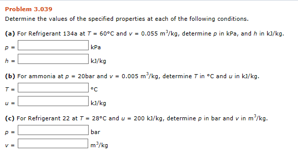 Solved Problem 3.039 Determine the values of the specified | Chegg.com