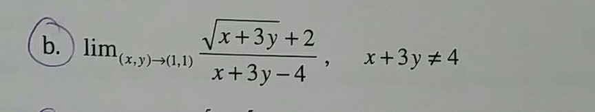Solved 1. Find the limit or use the two-path approach to | Chegg.com