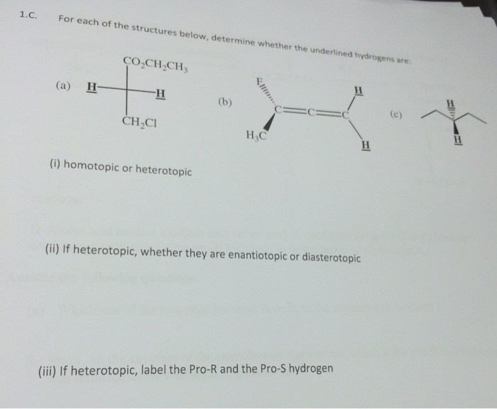 Solved For each of the structures below, determine whether | Chegg.com