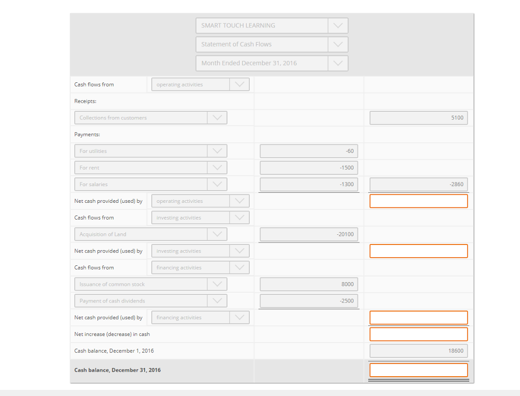 Solved Accounting Cycle Tutorial ! Step 8: Prepare the | Chegg.com Solved Accounting Cycle Tutorial ! Step 8: Prepare the | Chegg.com