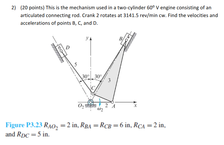 Solved This is the mechanism used in a two-cylinder 60 | Chegg.com