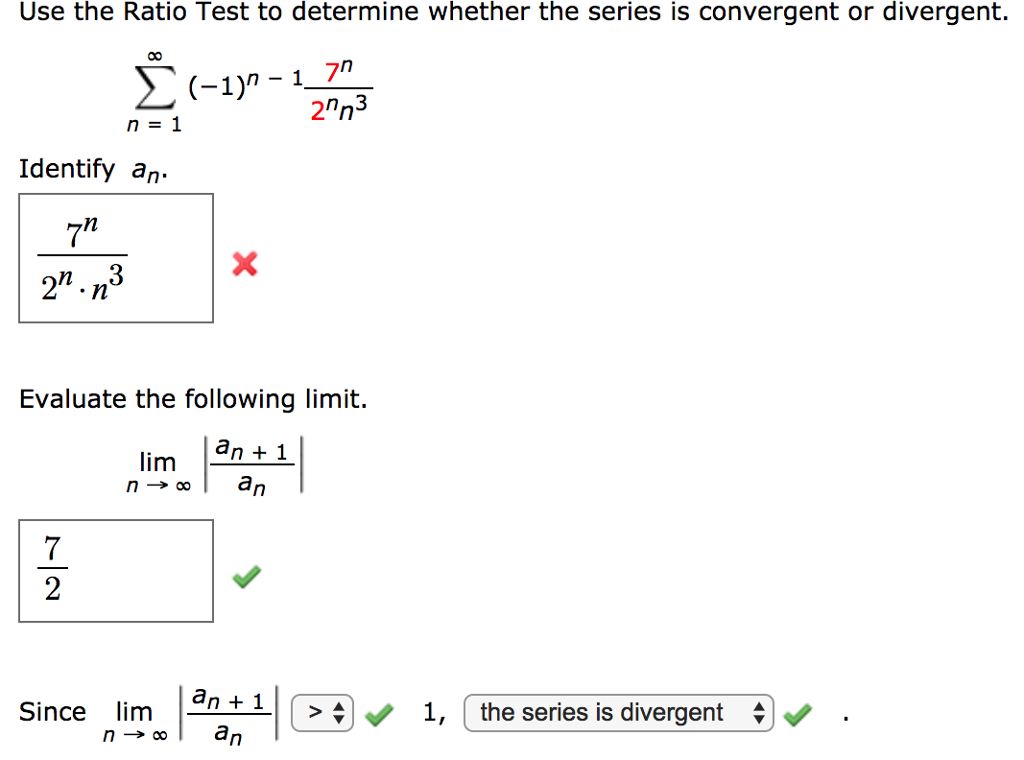 Solved Use the Ratio Test to determine whether the series is | Chegg.com