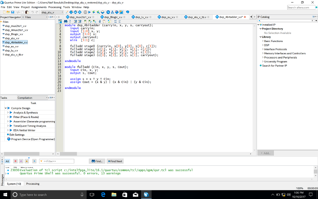 Part 1: In this part you will design and verify the | Chegg.com