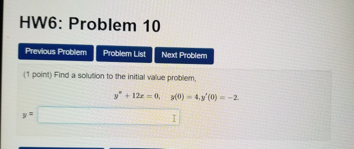 Solved HW6: Problem 8 Previous Problem Problem List Next | Chegg.com