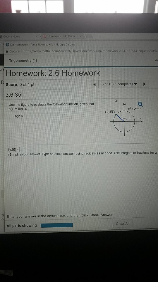 Trigonometry Archive | February 24, 2018 | Chegg.com