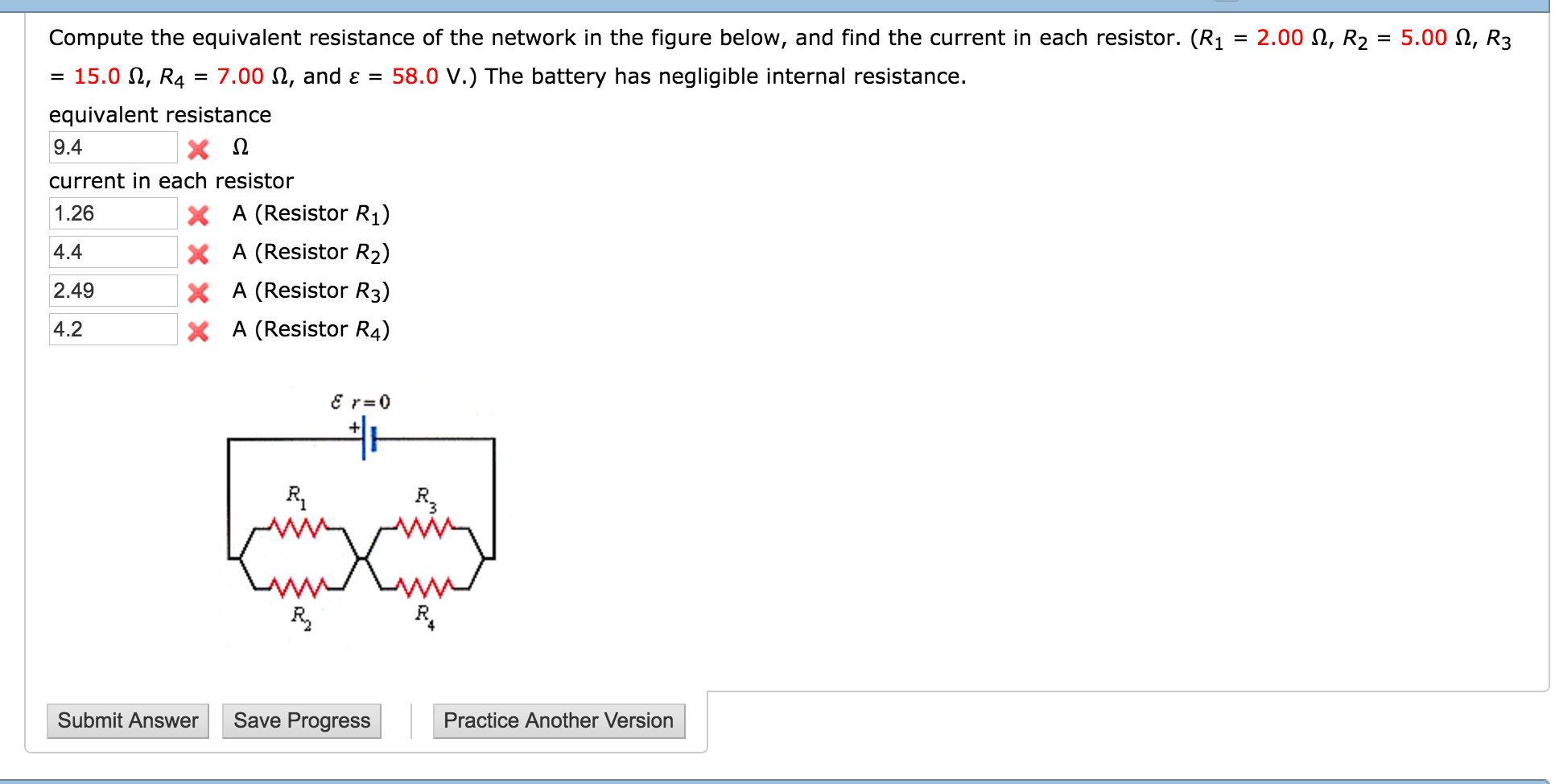 Solved Compute the equivalent resistance of the network in | Chegg.com