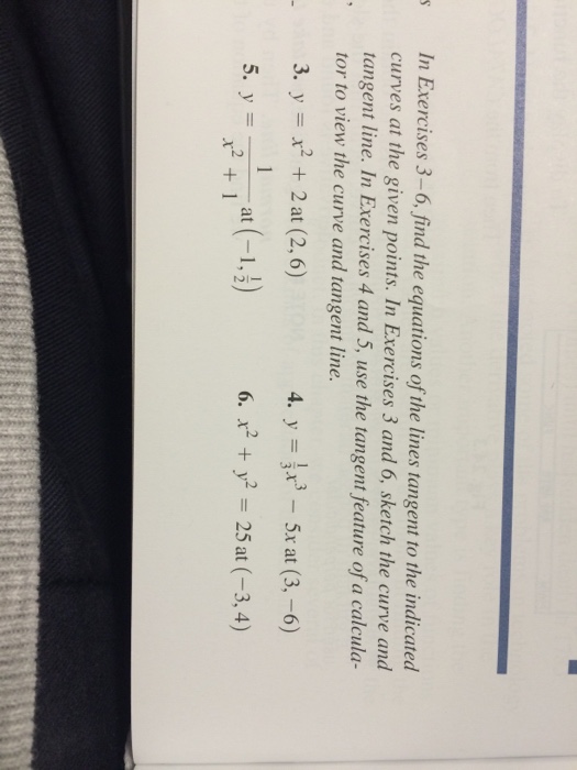 Solved Find the equations of the lines tangent to the | Chegg.com
