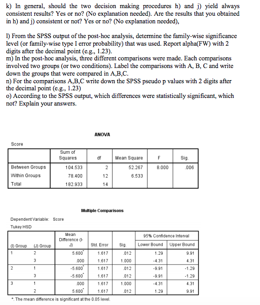 Solved Problem 1.2 An experiment was conducted as a | Chegg.com