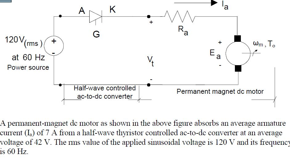 Solved A) Determine the Delay Angle to meet the demand of | Chegg.com