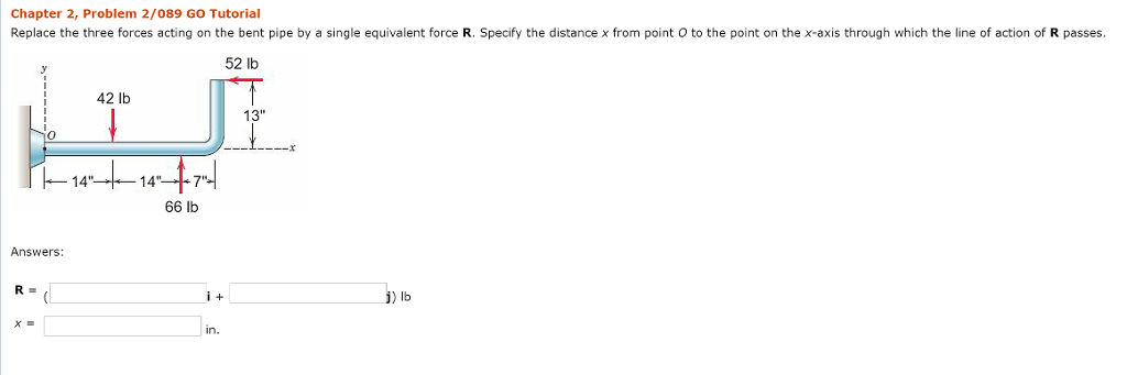 Solved Chapter 2, Problem 2/089 GO Tutorial Replace the | Chegg.com
