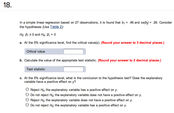 Solved In a simple linear regression based on 27 | Chegg.com