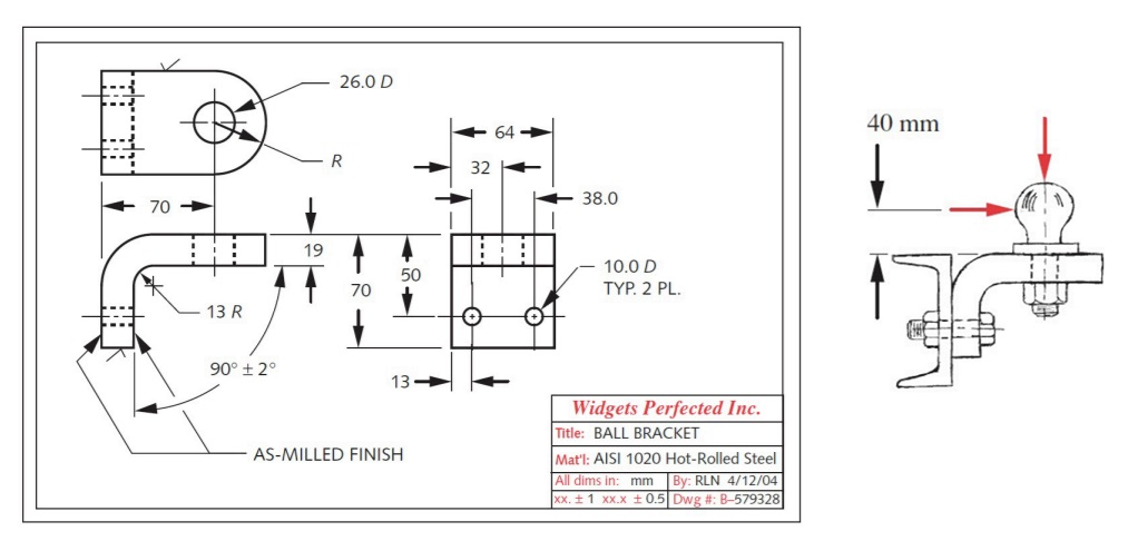Solved Consider the trailer hitch shown in the figures | Chegg.com
