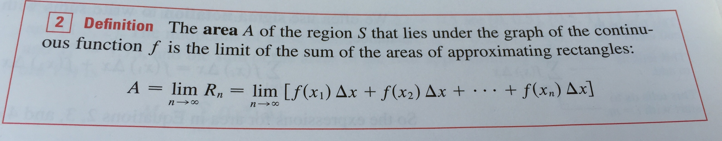 Solved Use Definition 2 to find an expression for the area | Chegg.com