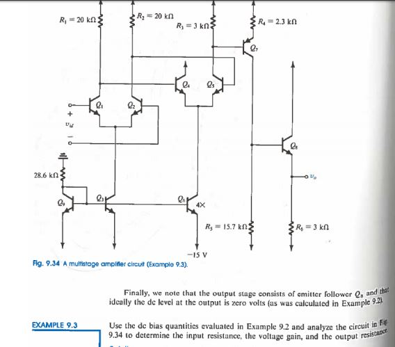 Solved Finally, we note that the output stage consists of | Chegg.com