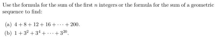 Solved Use the formnula for the sum of the first n integers | Chegg.com
