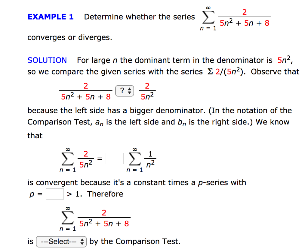 Solved 2 EXAMPLE 1 Determine whether the series converges or | Chegg.com Solved 2 EXAMPLE 1 Determine whether the series converges or | Chegg.com