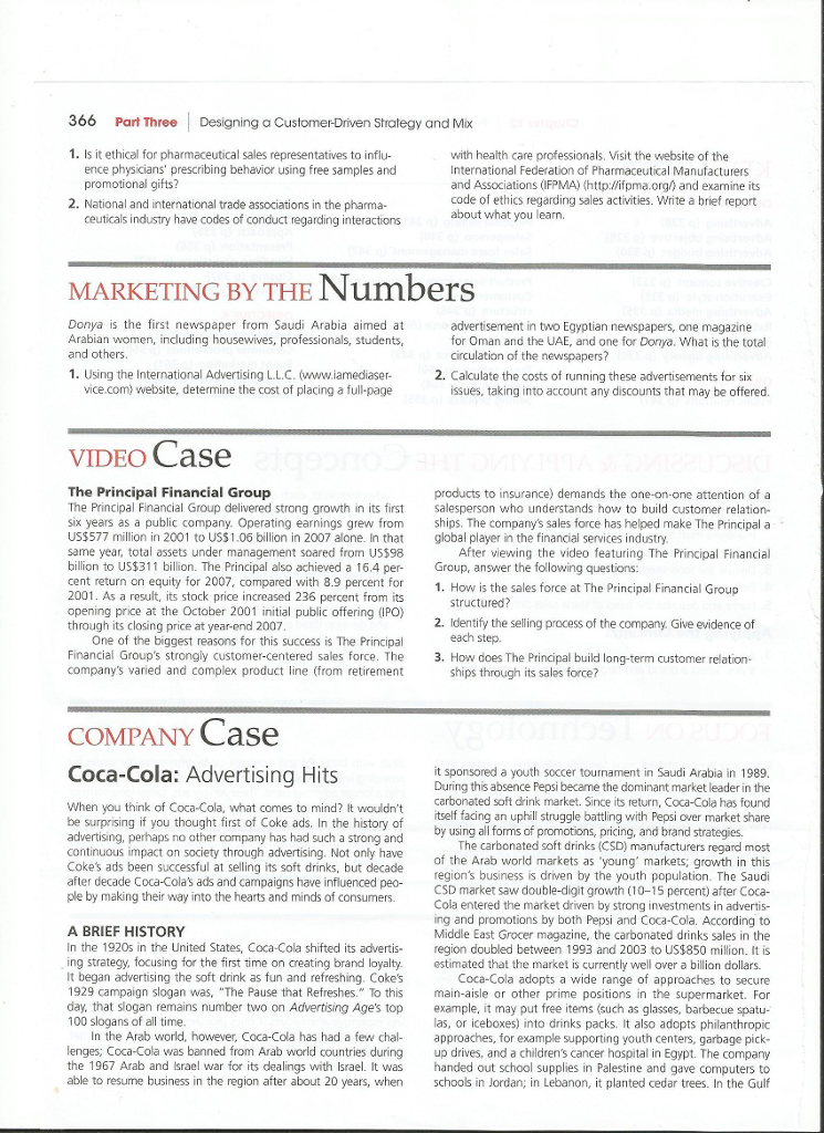 Solved Company Case 1. Consider coca-cola's advertising | Chegg.com