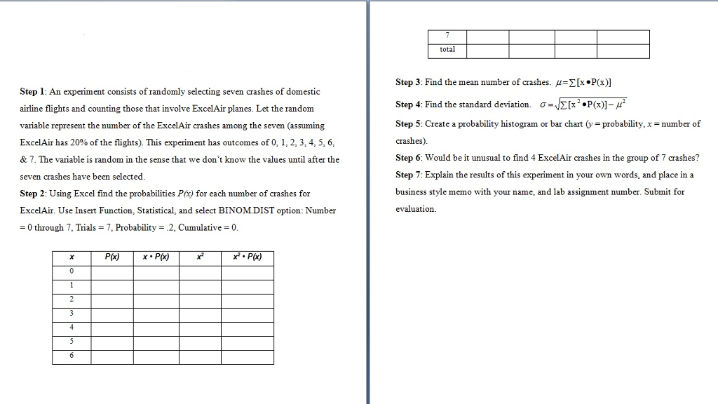 Solved An experiment consists of randomly selecting seven | Chegg.com