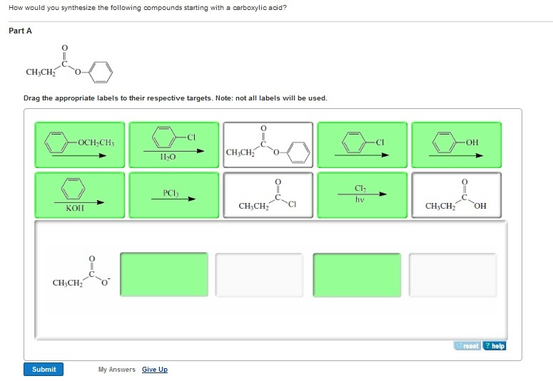 Solved How would you synthesize the following compounds | Chegg.com