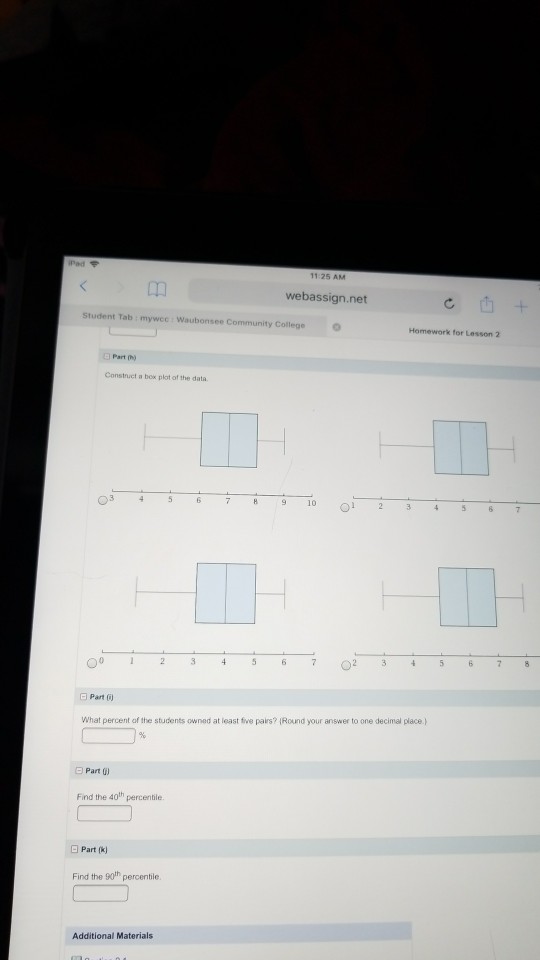 Number of sneakers E Part (d) Complete the columns of | Chegg.com