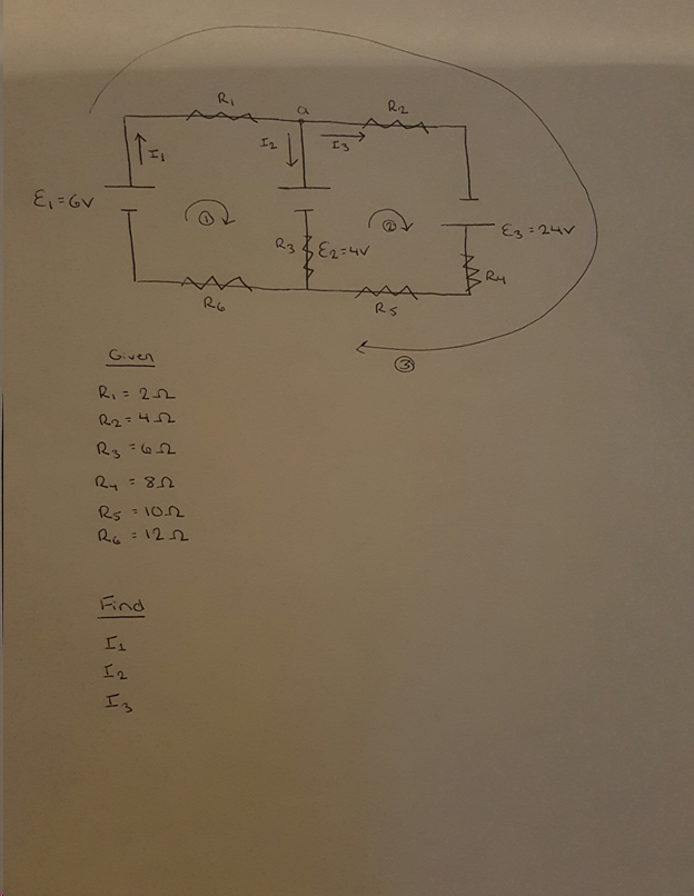 Solved The R values are given as: R1 = 2? R2 = 4? | Chegg.com